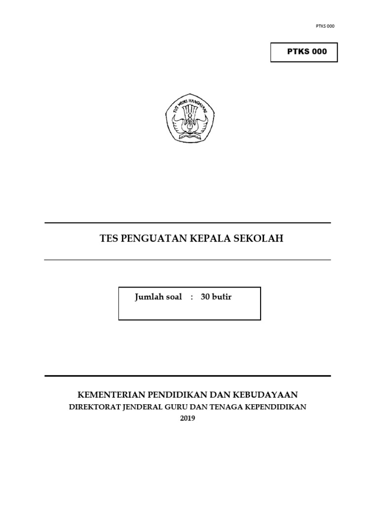 Contoh Soal Pretest dan Posttest Pelatihan | PDF