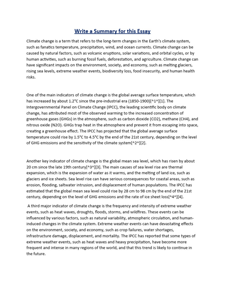 Summary Writing | PDF