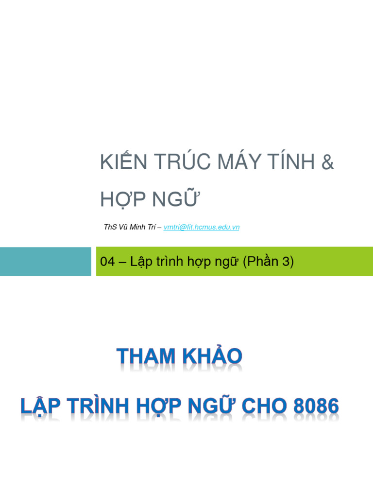 Kin Truc May Tinh and HP NG | PDF