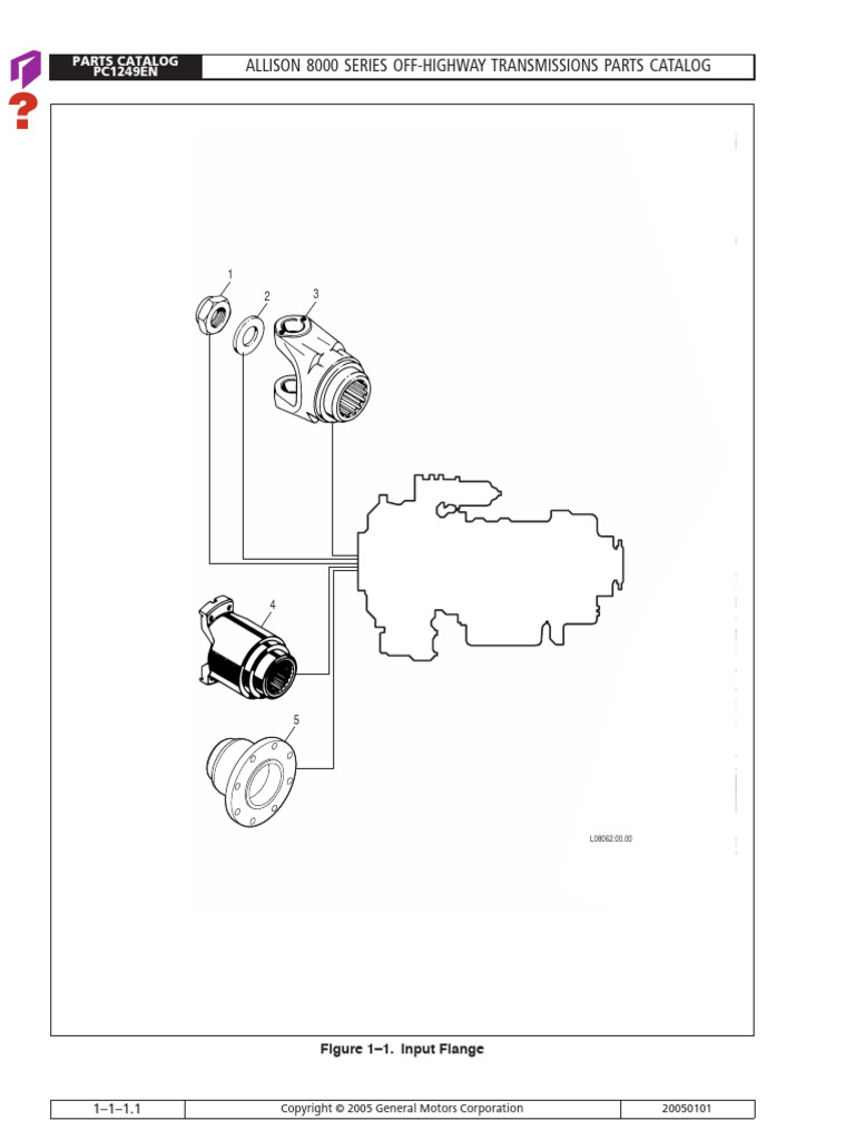 Allison 8000 Series Off-Highway Transmissions Parts Catalog | PDF
