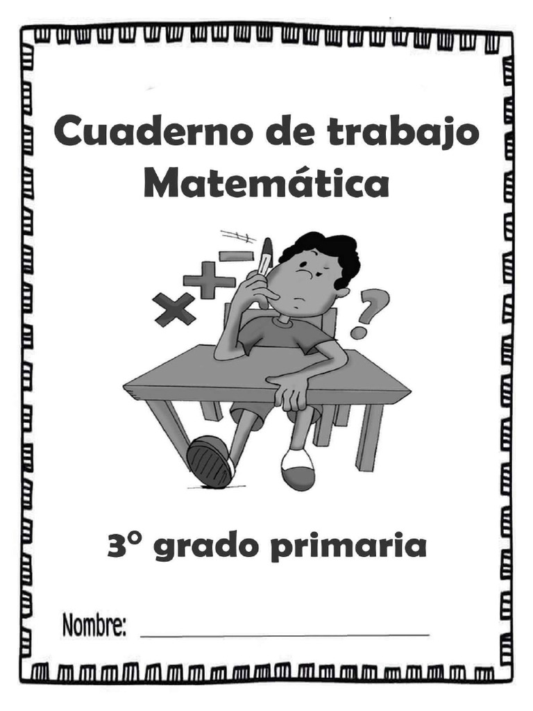 cuaderno_de_trabajo_matemática_tercer_grado | PDF