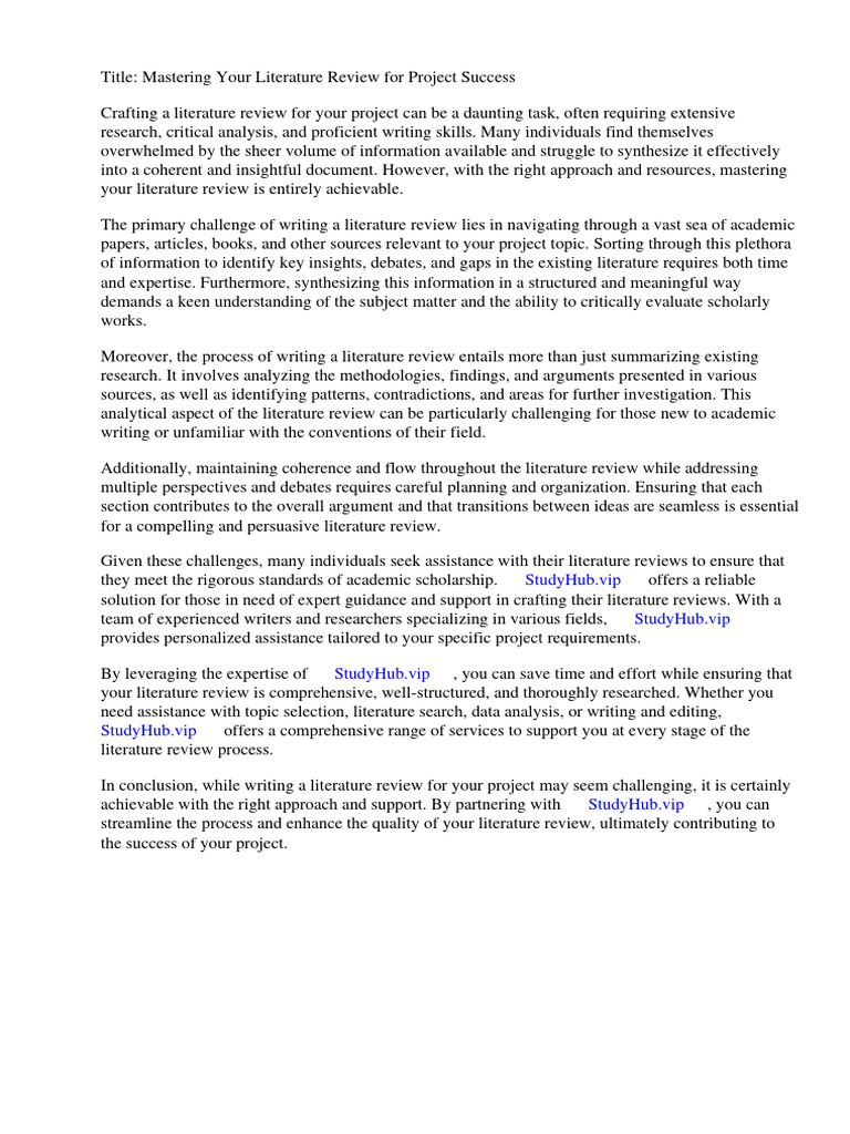 Project Literature Review PDF | PDF | Grizzly Bear | Expert