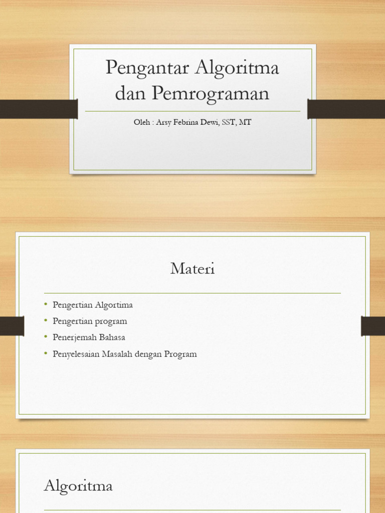 Algoritma & Pemrograman Dasar | PDF | Teknologi & Rekayasa