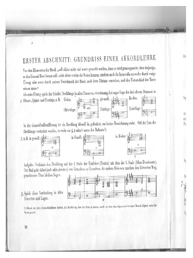 Grundlagen Generalbass | PDF