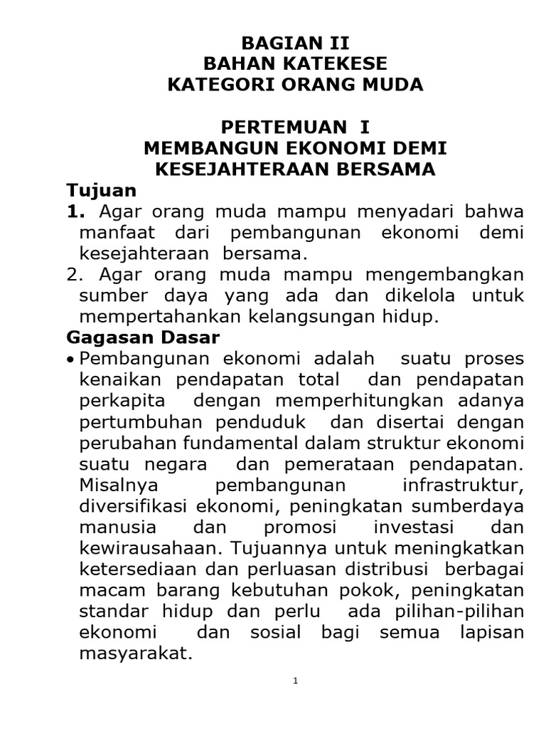 3 Bahan Katekese Orang Muda App 2024 PDF | PDF