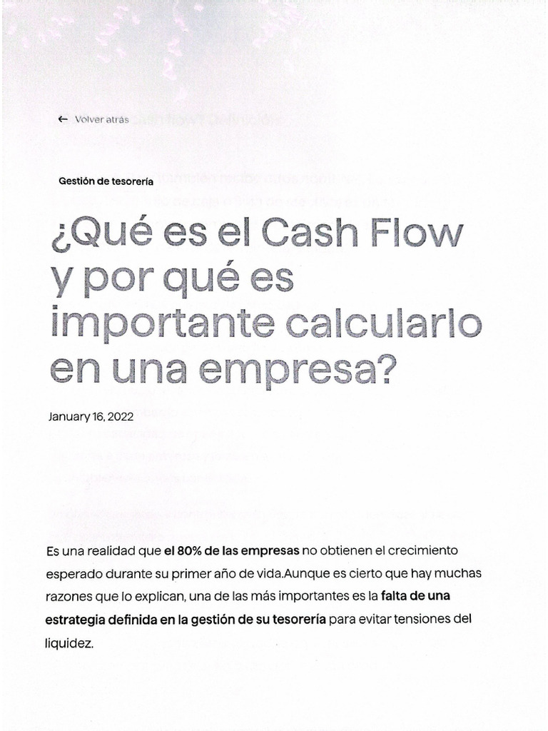 Que Es Cash Flow | PDF