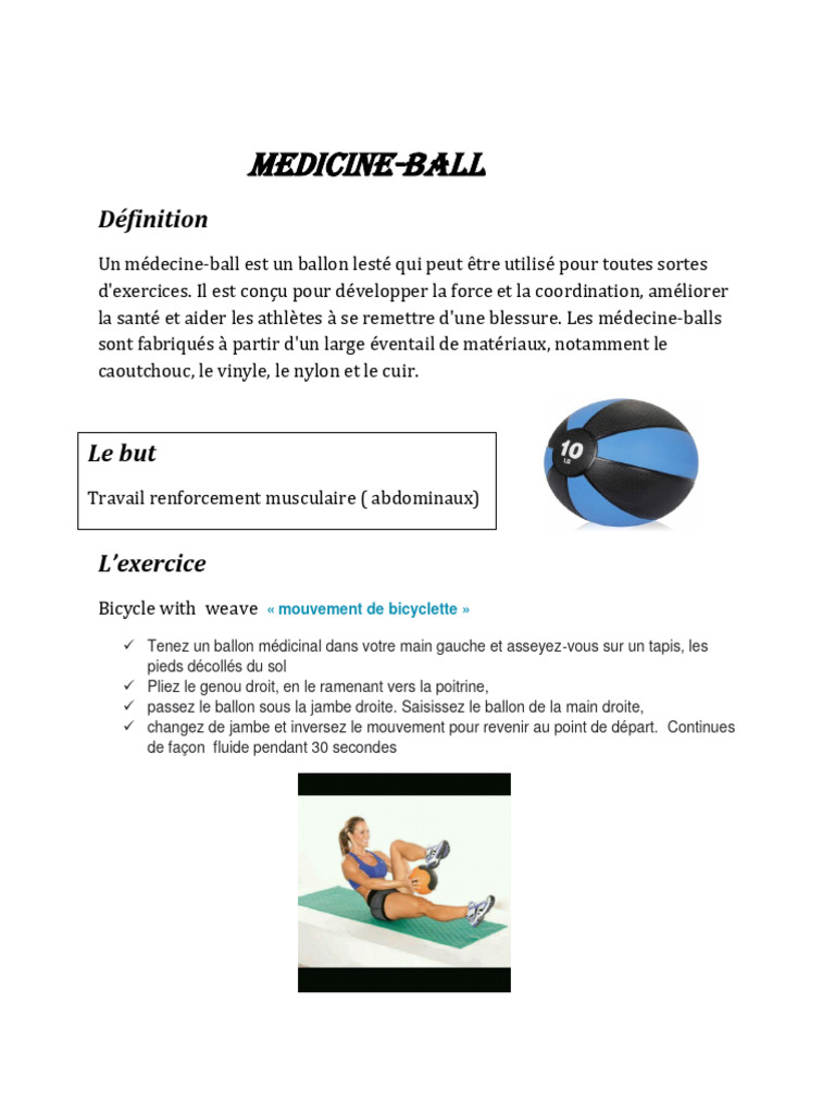 Medicine Ball | PDF | Wellness | Lifestyle
