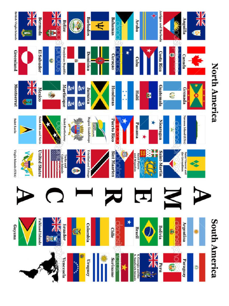 BANDERAS DE AMERICA | PDF