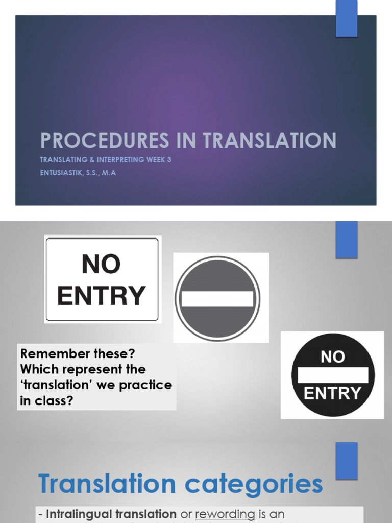 Translation Procedures Explained | PDF | Translations | Indonesian Language