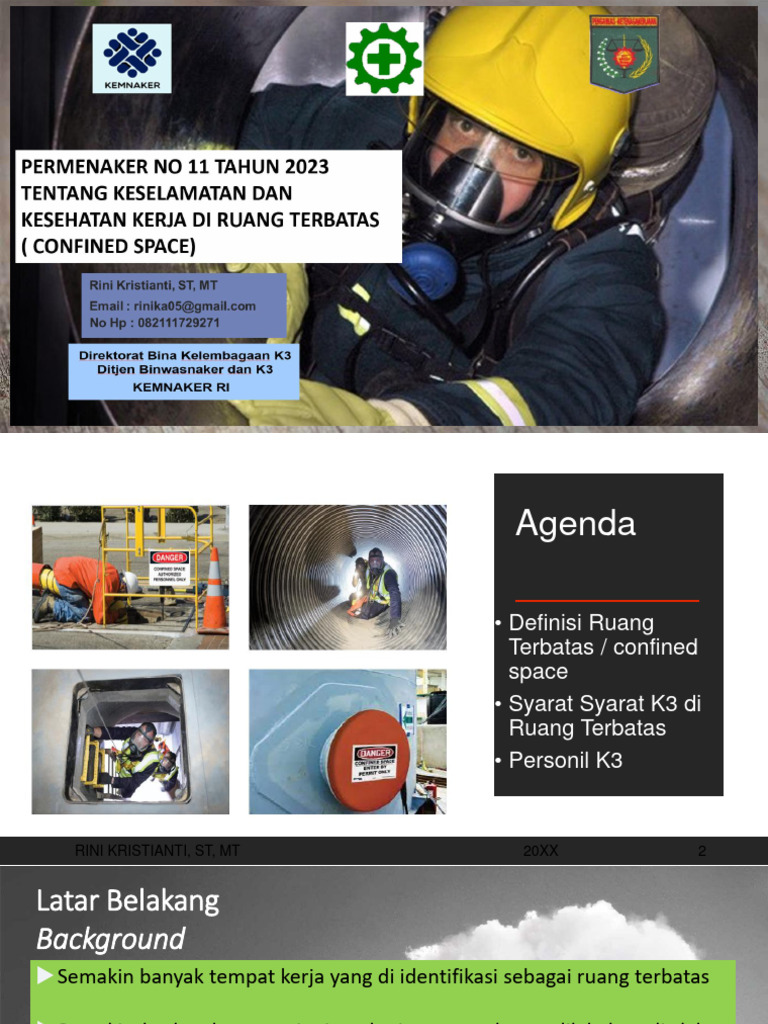 Webinar Peningkatan K3 Ruang Terbatas (Confined Space) | PDF