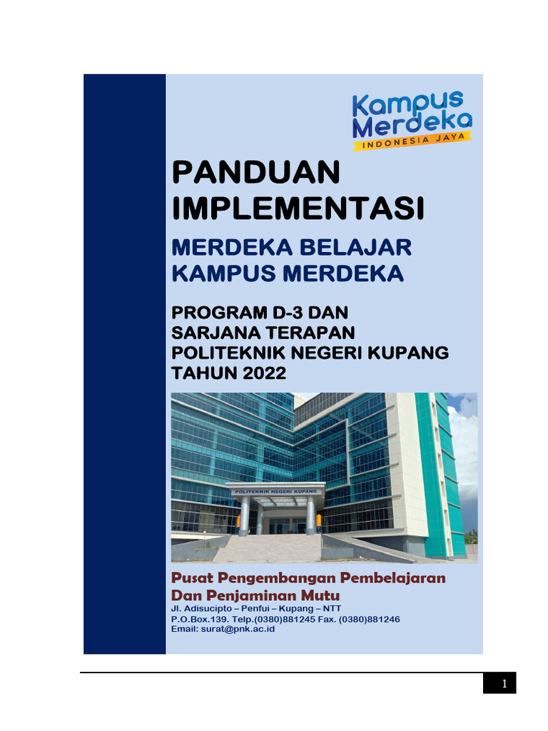 Panduan MBKM - PNK 1 | PDF