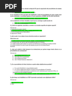 Cuestionario de Preguntas Sercop 2025 | PDF