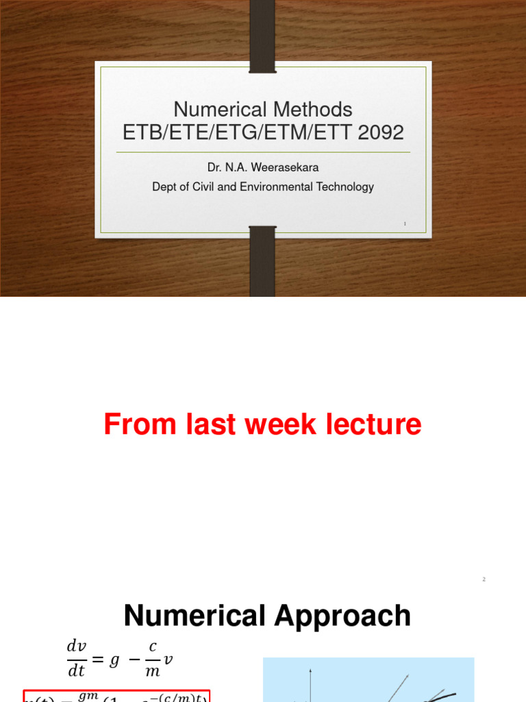 Lecture 2 | PDF | Significant Figures | Numerical Analysis