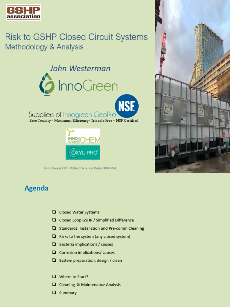 GSHPA Technical Seminar John Westerman | PDF | Corrosion | Pump