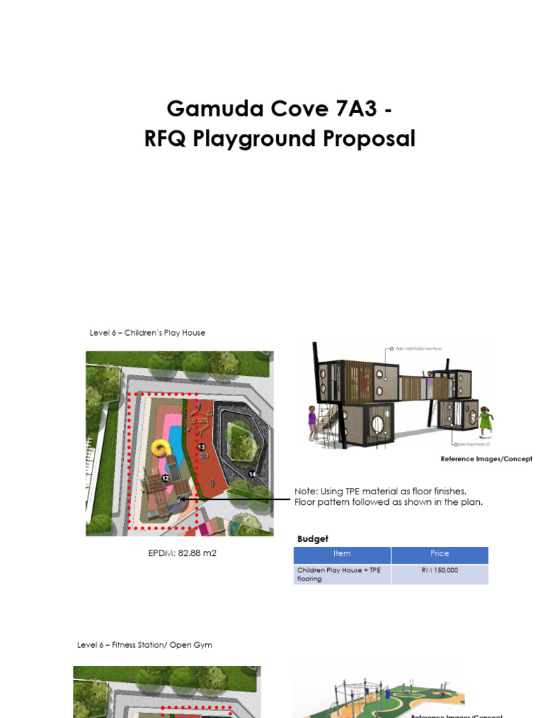Gamuda Cove Playground Proposal Overview | PDF