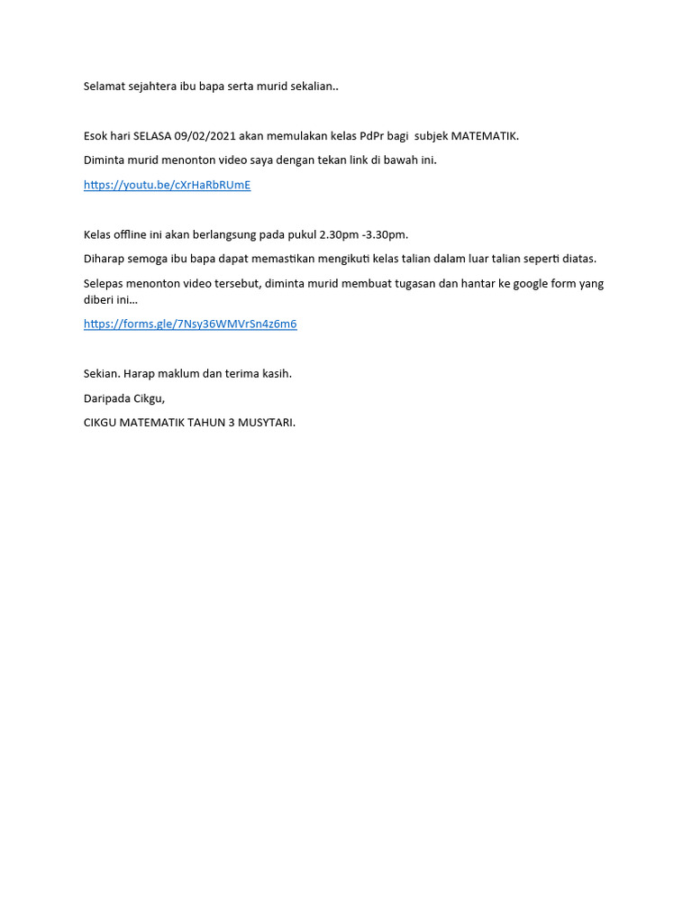 Arahan 3 Musytari | PDF