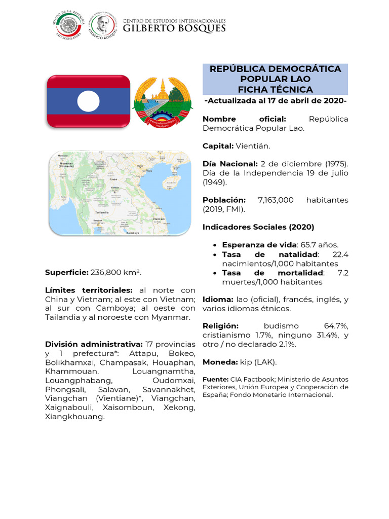 Httpscentrogilbertobosques - Senado.gob - Mxdocsf Laos PDF | Descargar ...