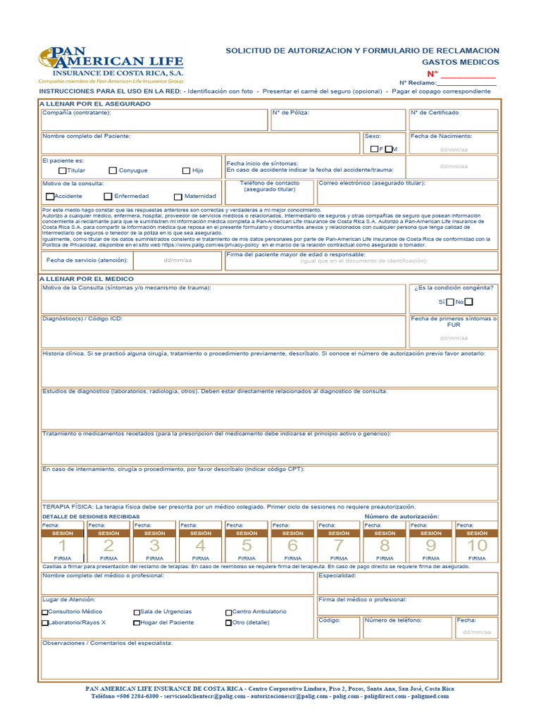Form Reclamo Small Version Editable | PDF | Terapia | Medicina