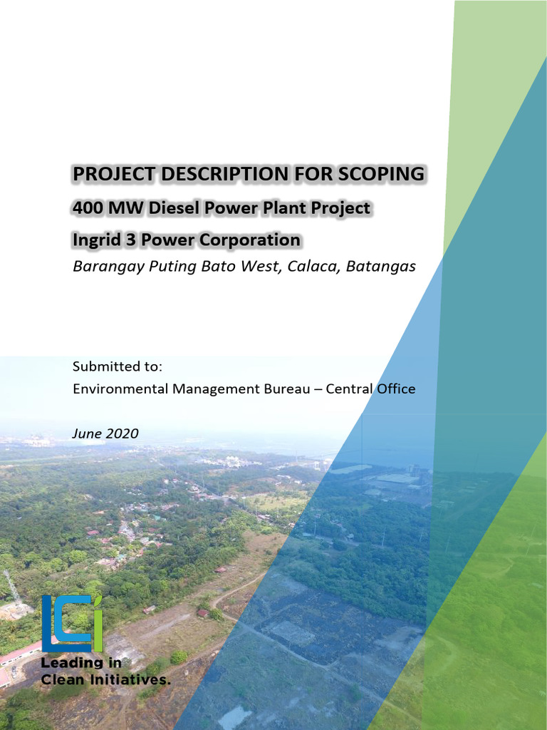 400 MW Diesel Power Plant Project Overview | PDF | Internal Combustion ...