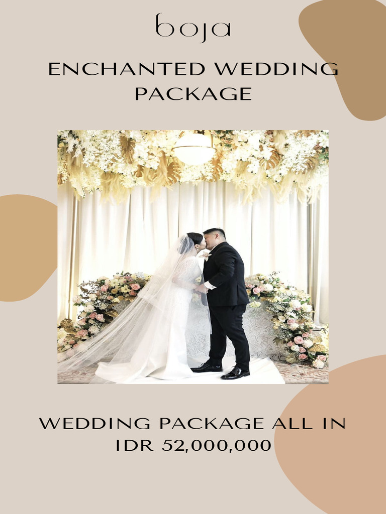 Boja Wedding Package | PDF | Wedding | Marriage
