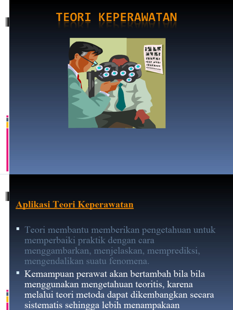 Teori Keperawatan | PDF | Karier & Perkembangan | Pengembangan Diri