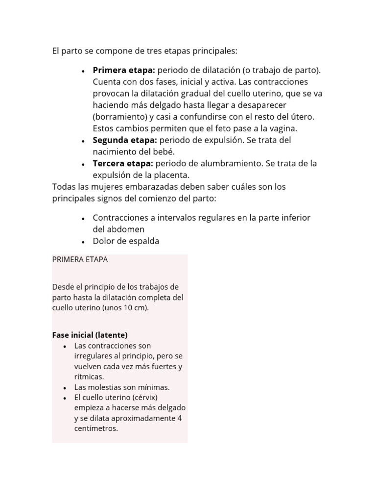 Psicoprofilaxis | PDF | Parto | El embarazo