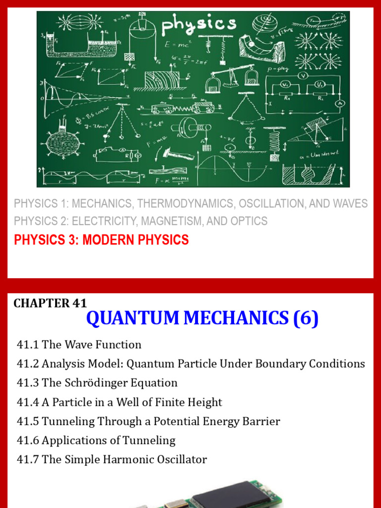 Chapter 41- Quantum Mechanics | PDF