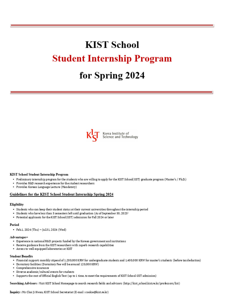 FINAL Guideline For Internship | PDF | Internship | Job Hunting