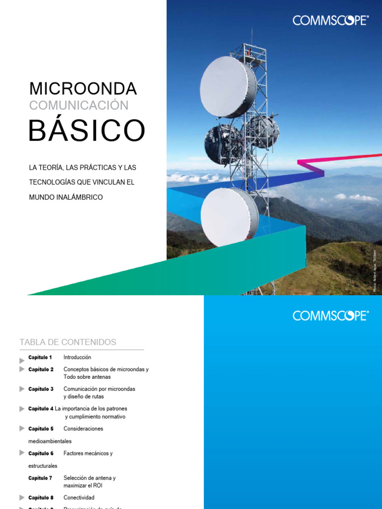 Libro Electrónico Conceptos Básicos de Comunicación Por Microondas | PDF | Hertz | Guía de onda