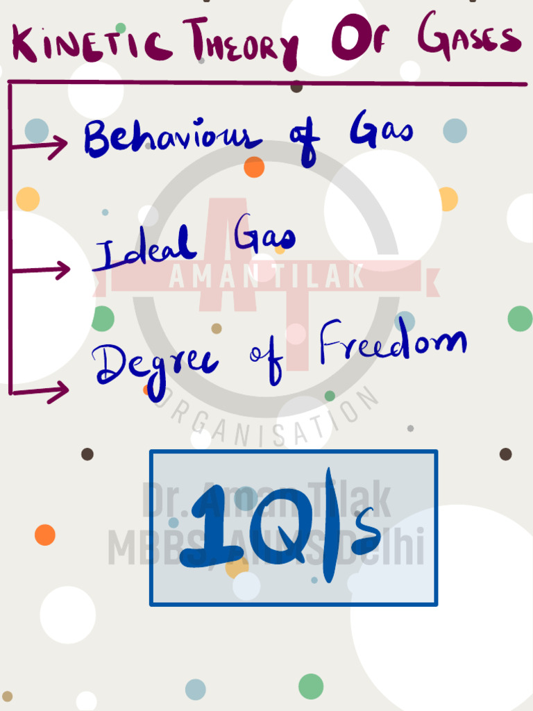 Kinetic Theory of Gases | PDF | Gases | Mechanics