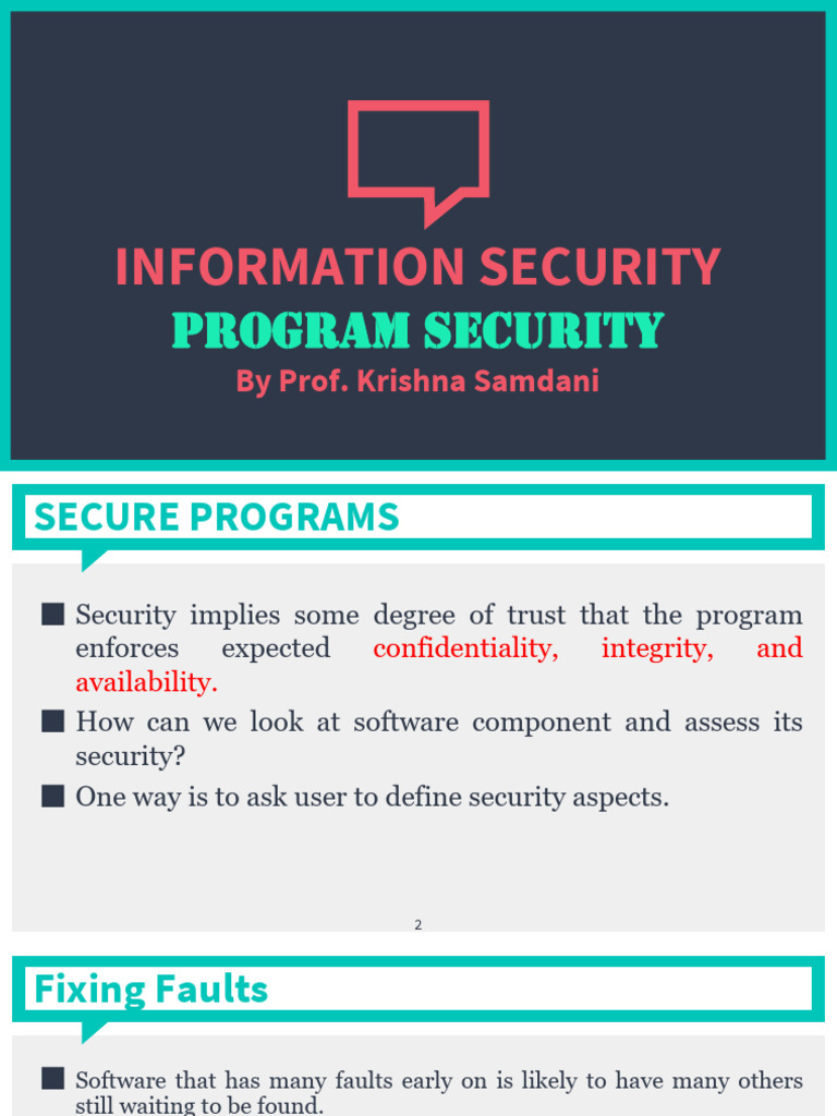 Program Security | PDF | Security | Computer Security