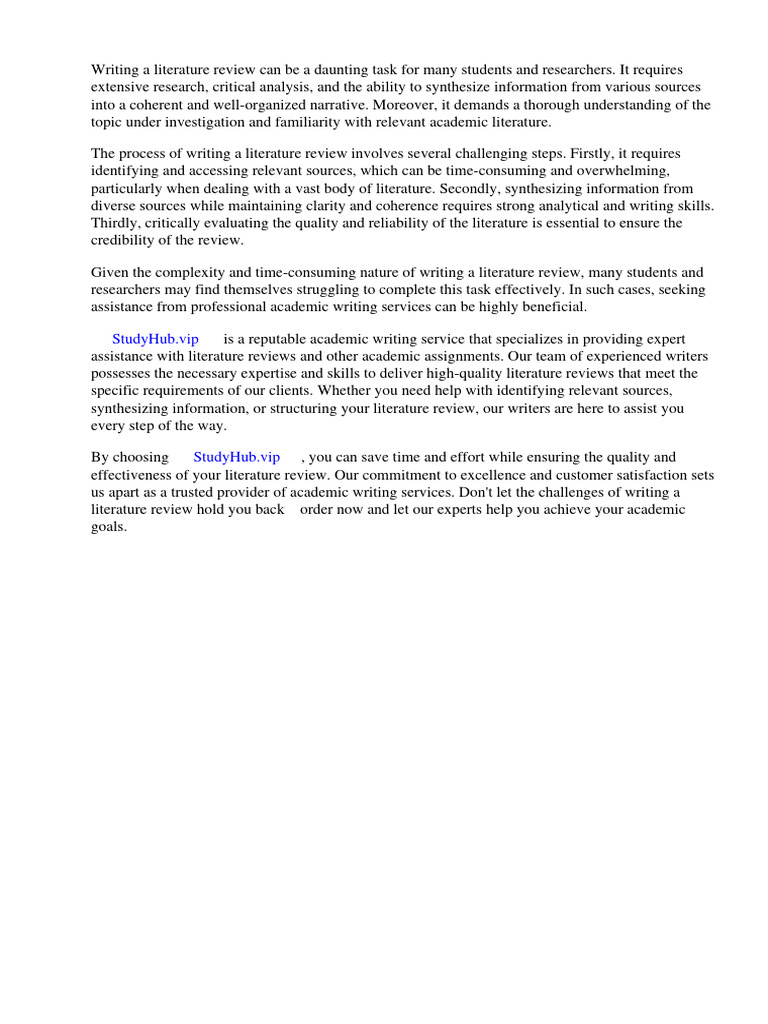 Contoh Literature Review Project | PDF | Expert | Literature Review