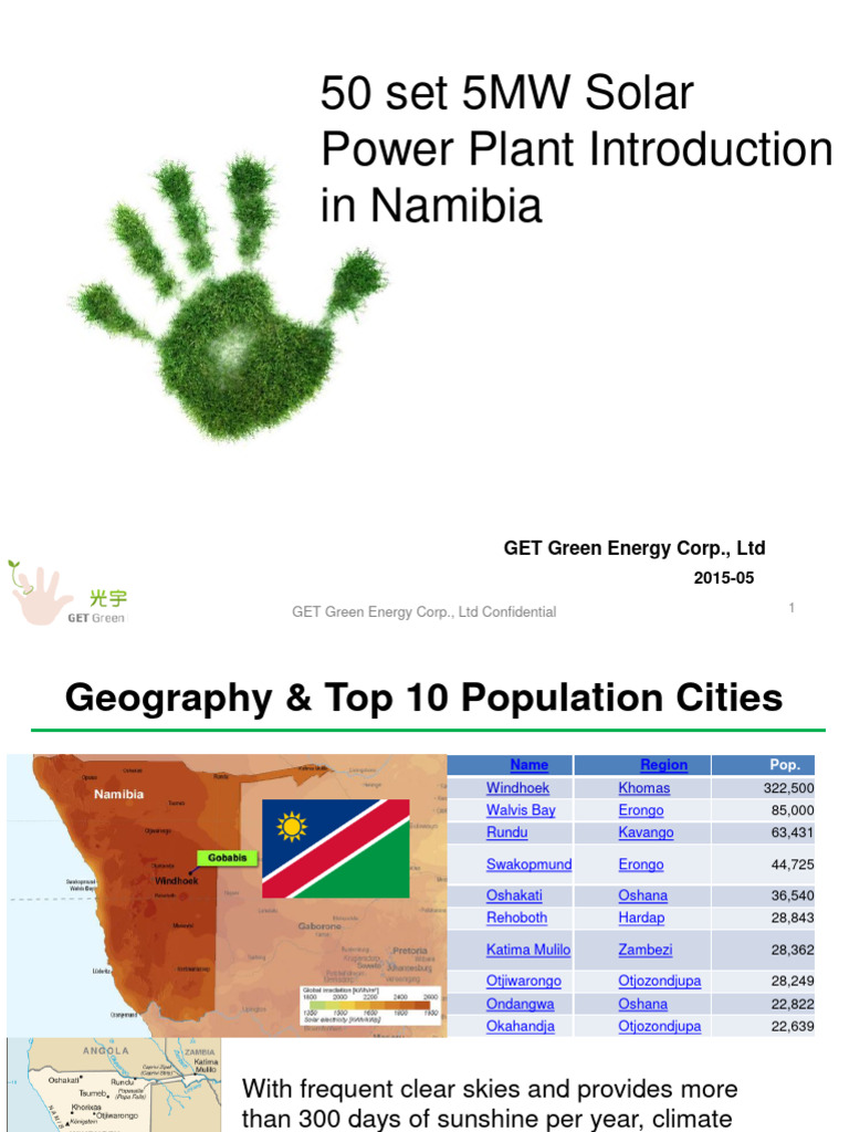 Solar Power Plan Introduction for Namibia_0511 | PDF | Power Station ...
