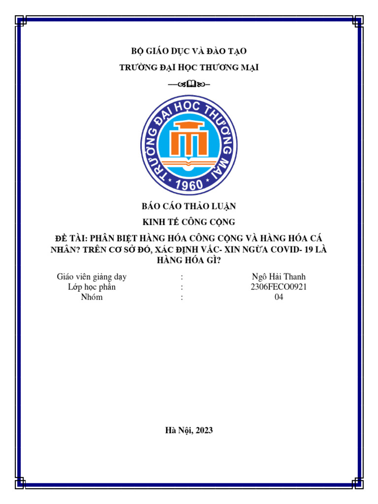 Thảo luận KTCC | PDF