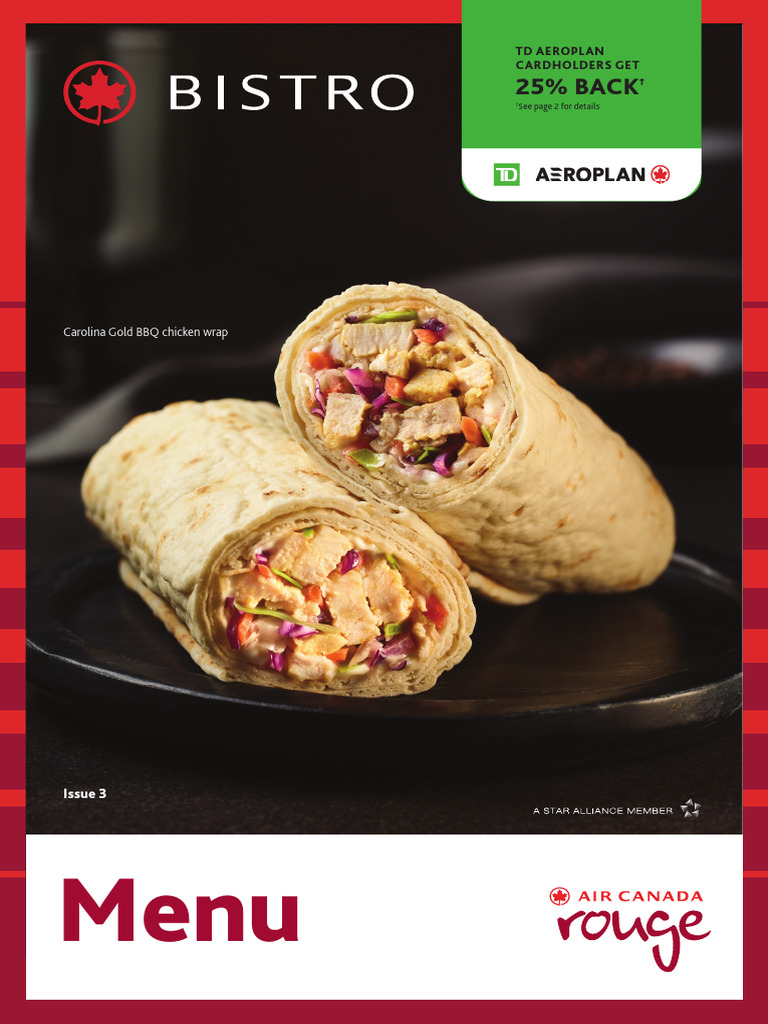 Bistro Rouge Menu en | PDF | Debit Card