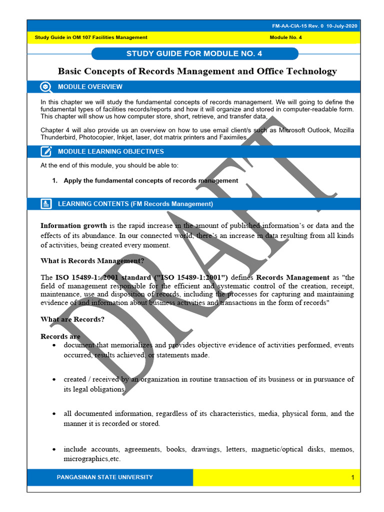 Study Guide - ISO Chapter 4 | PDF | Printer (Computing) | Fax