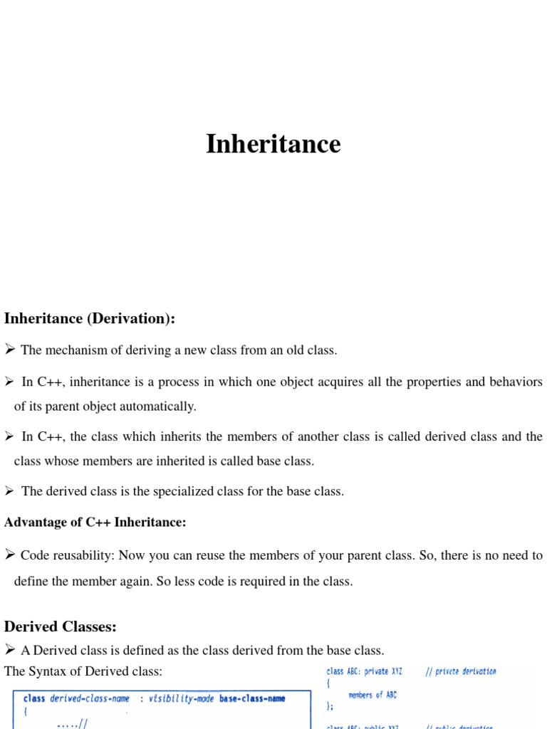 Inheritance | PDF