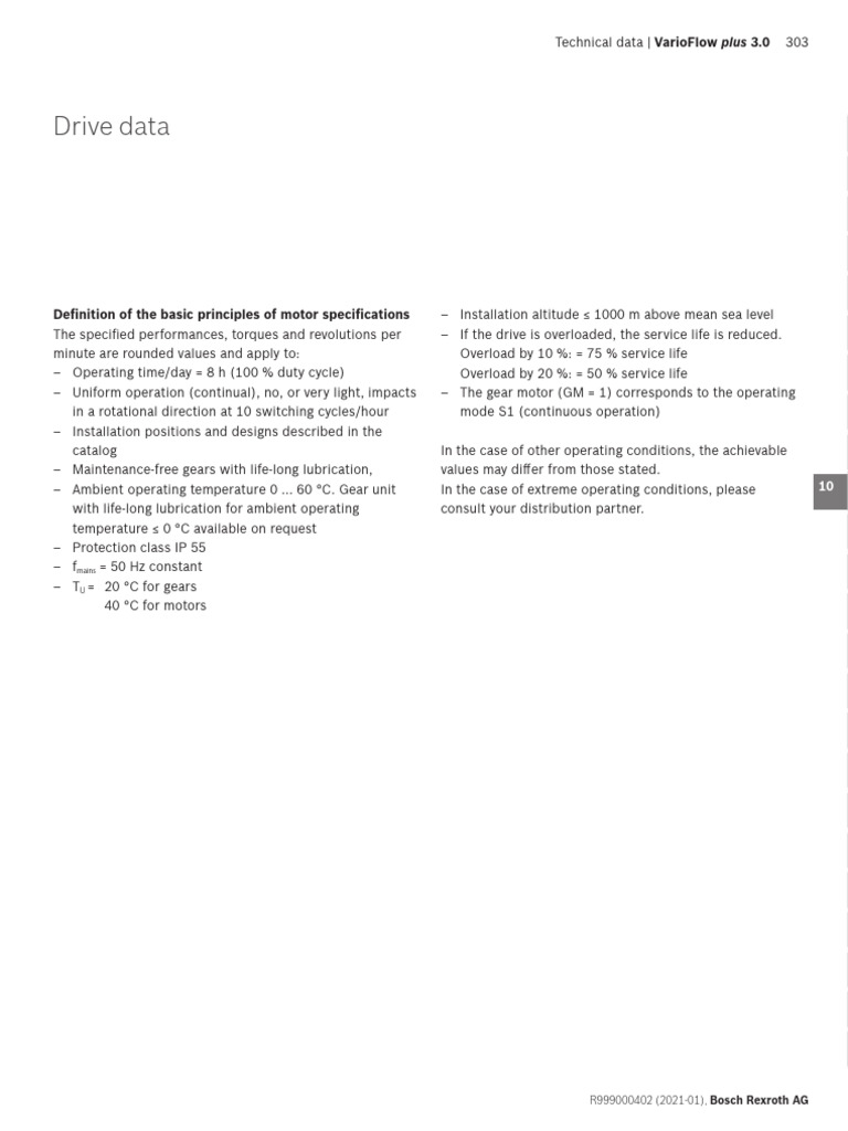 Technical Data Motor | PDF | Mains Electricity | Metrology