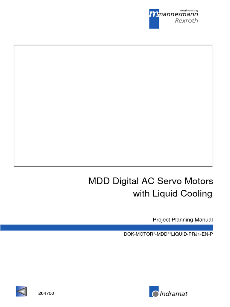 MDD With Liquid Cooling Project Planning Manual | PDF | Electric Motor ...