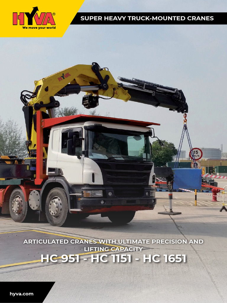 Hyva | PDF | Bearing (Mechanical) | Crane (Machine)