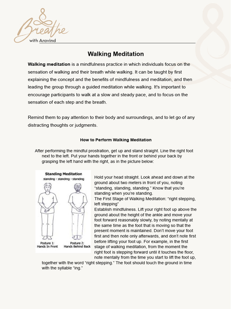 BWA Walking Meditation Handout | PDF