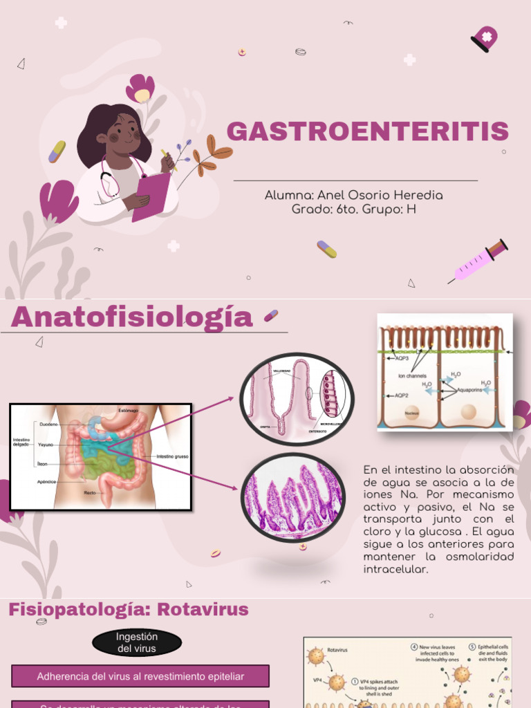 Gastroenteritis Fisiopatología | PDF | Diarrea | Escherichia coli