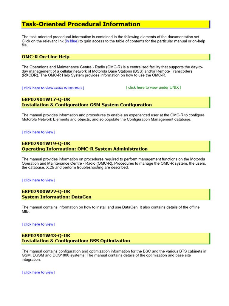 Task Oriented Info VD | PDF | Databases | Common Object Request Broker ...