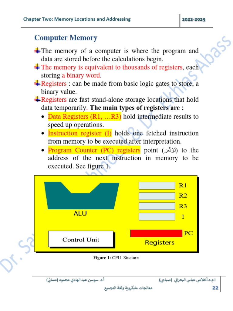 Memory Locations and Addressing Explained | PDF | Computer Data Storage ...