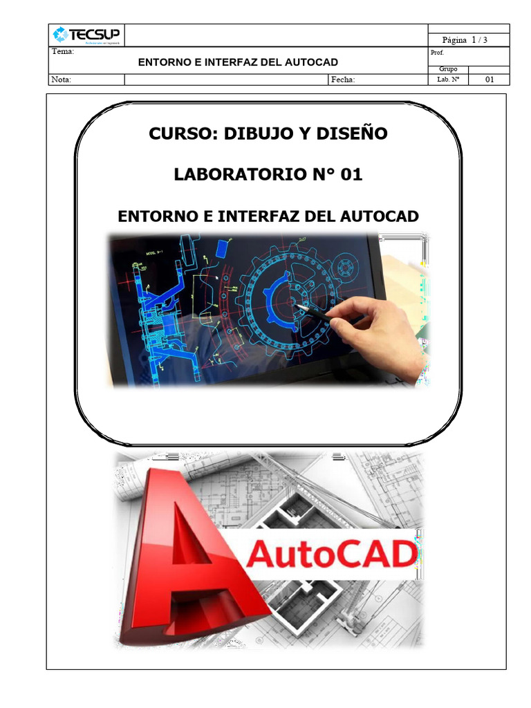 L01 - Entorno Del Autocad-2 | PDF | Interfaz de usuario | Cad automático