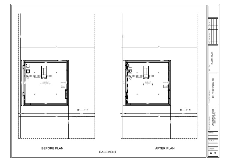 Basement - 111 THOMPSON RD - 152023 | PDF | Building Engineering ...