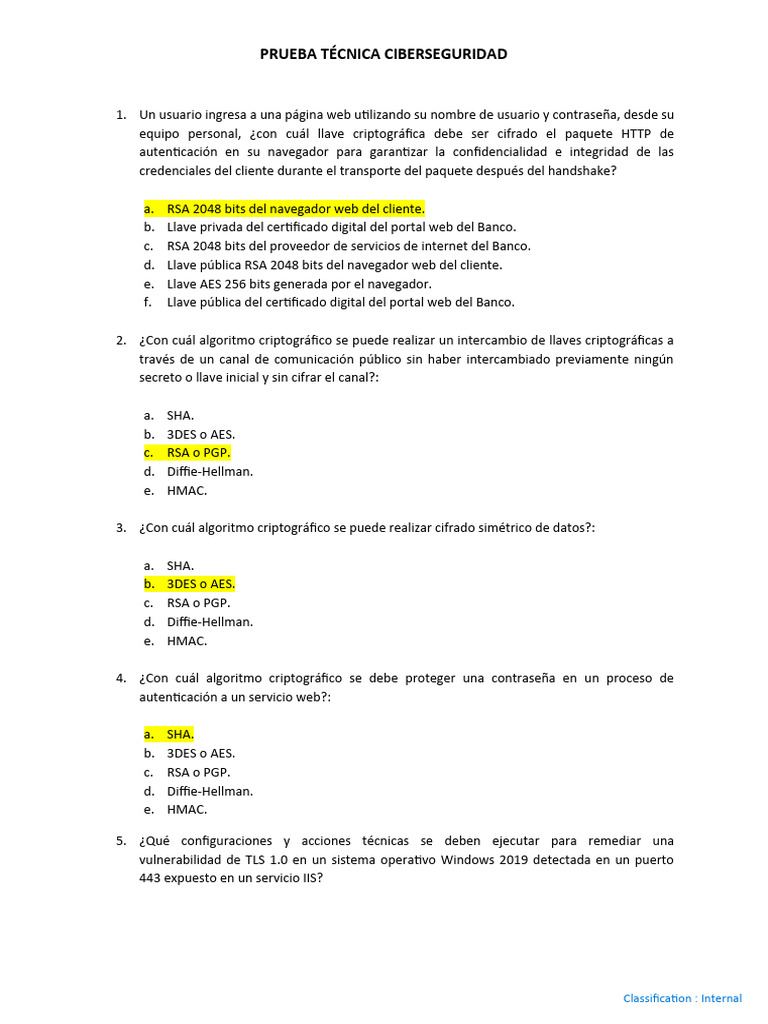 Prueba Técnica SecOps Cyber | PDF