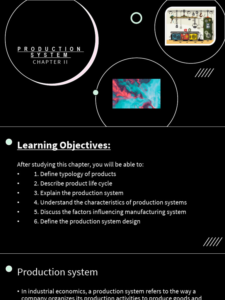 Chapter II PRODUCTION SYSTEM | PDF | Product (Business) | Pricing