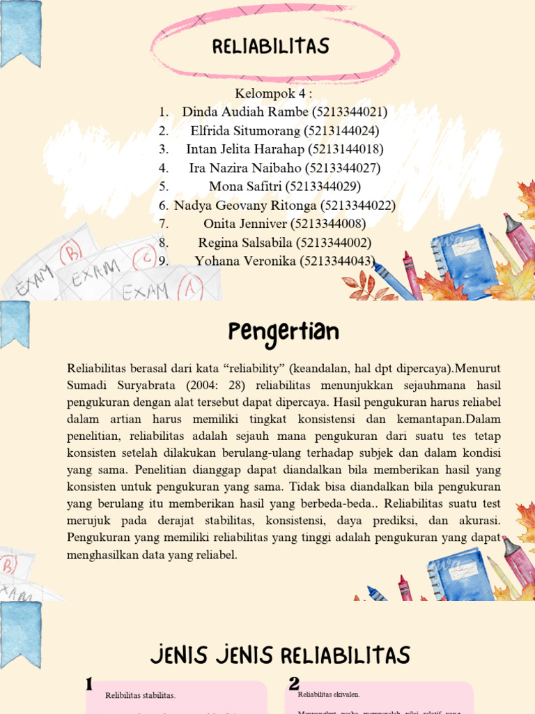 Kuning Presentasi Tugas Kelompok Imut Sederhana | PDF | Sains & Matematika