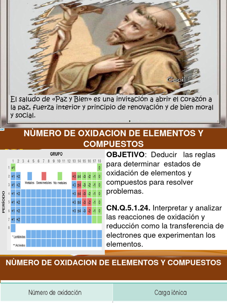 Quimica 2do Bgu Semana 3 Tt Pdf Redox Compuestos Químicos